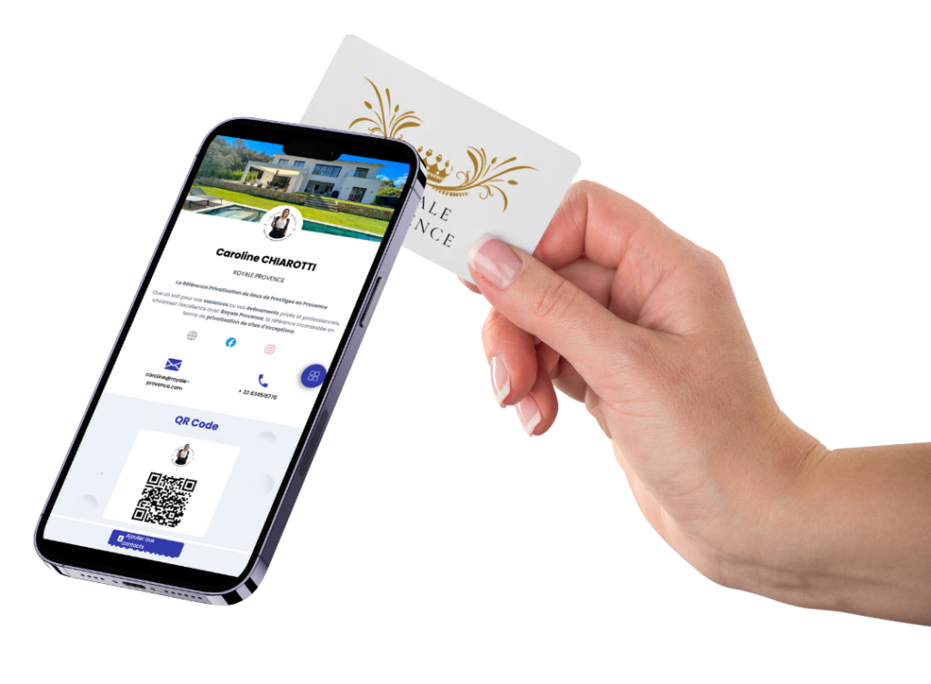 Carte de Visite NFC – PVC – FRENCH NFC – Vos Produits Connectés