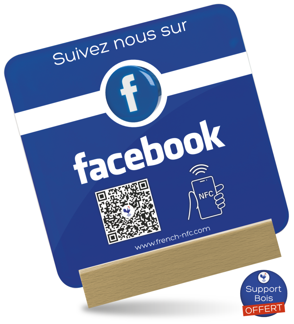 Plaque Plexiglass Réseaux Connectée NFC – Facebook – FRENCH NFC – Vos ...