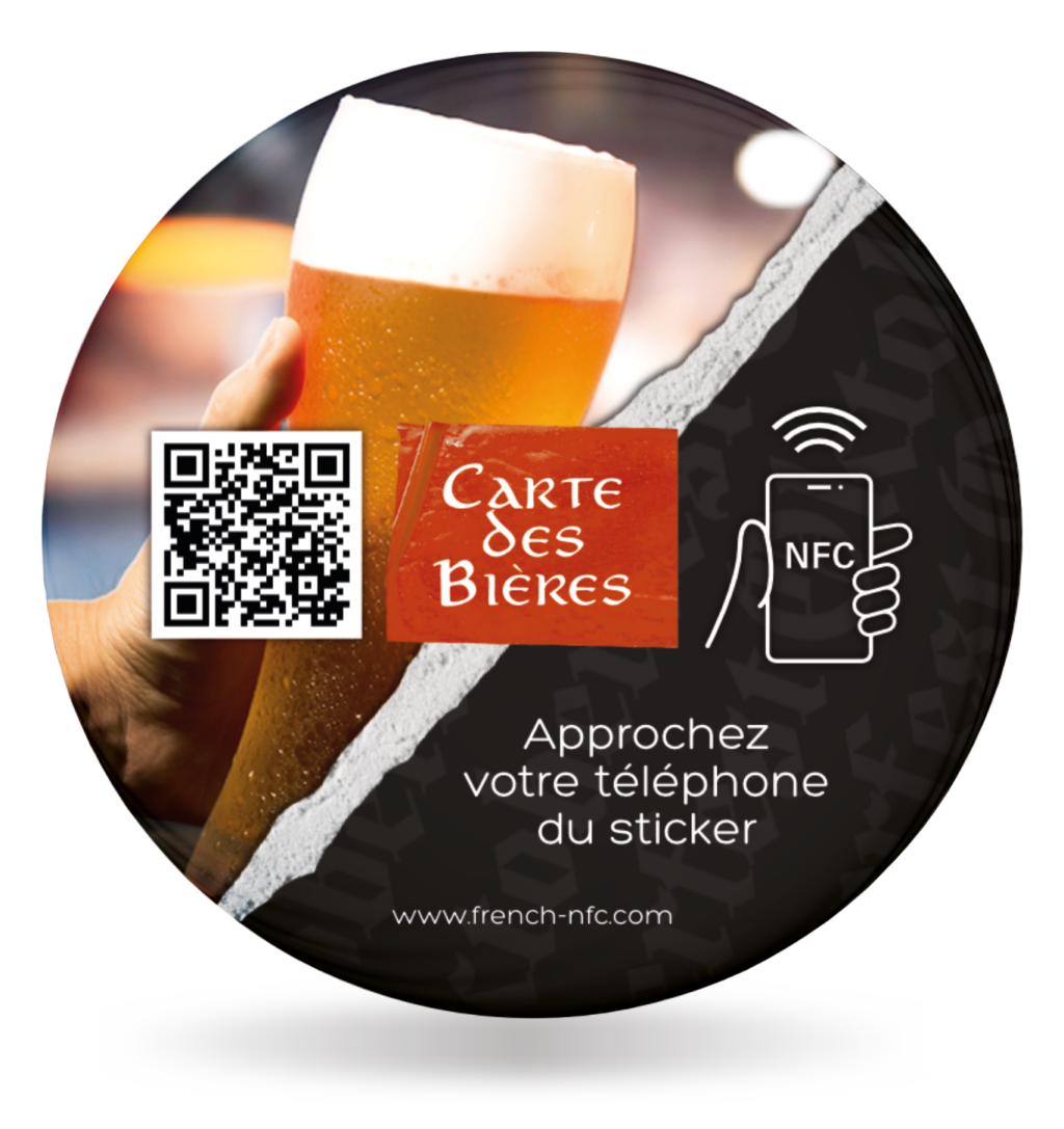 Sticker 3D Réseaux Connectée NFC – Personnalisé – FRENCH NFC – Vos ...
