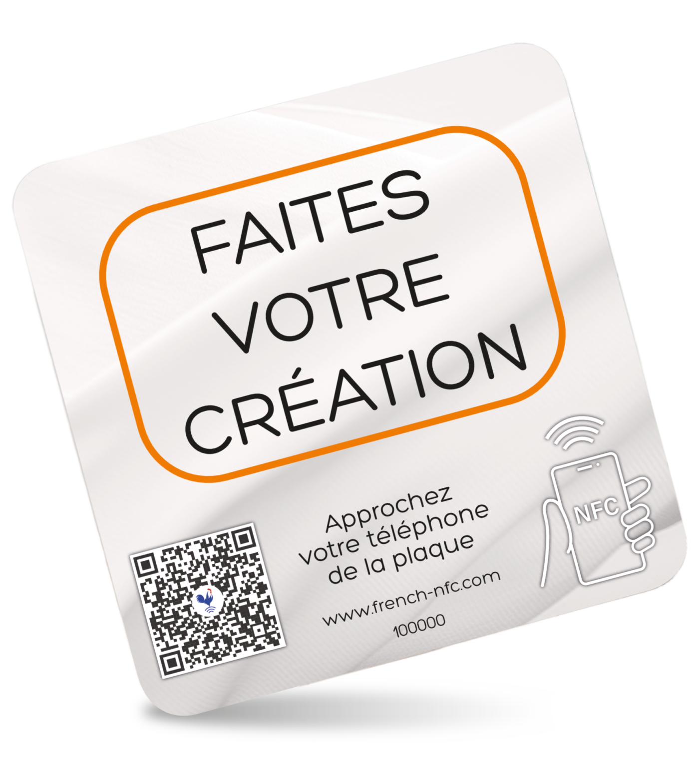 Sticker Réseaux Connectée NFC – Personnalisé – FRENCH NFC – Vos ...