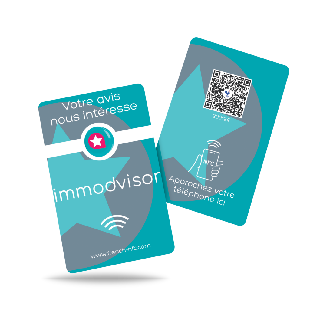 Carte Immodvisor NFC – FRENCH NFC – Vos Produits Connectés