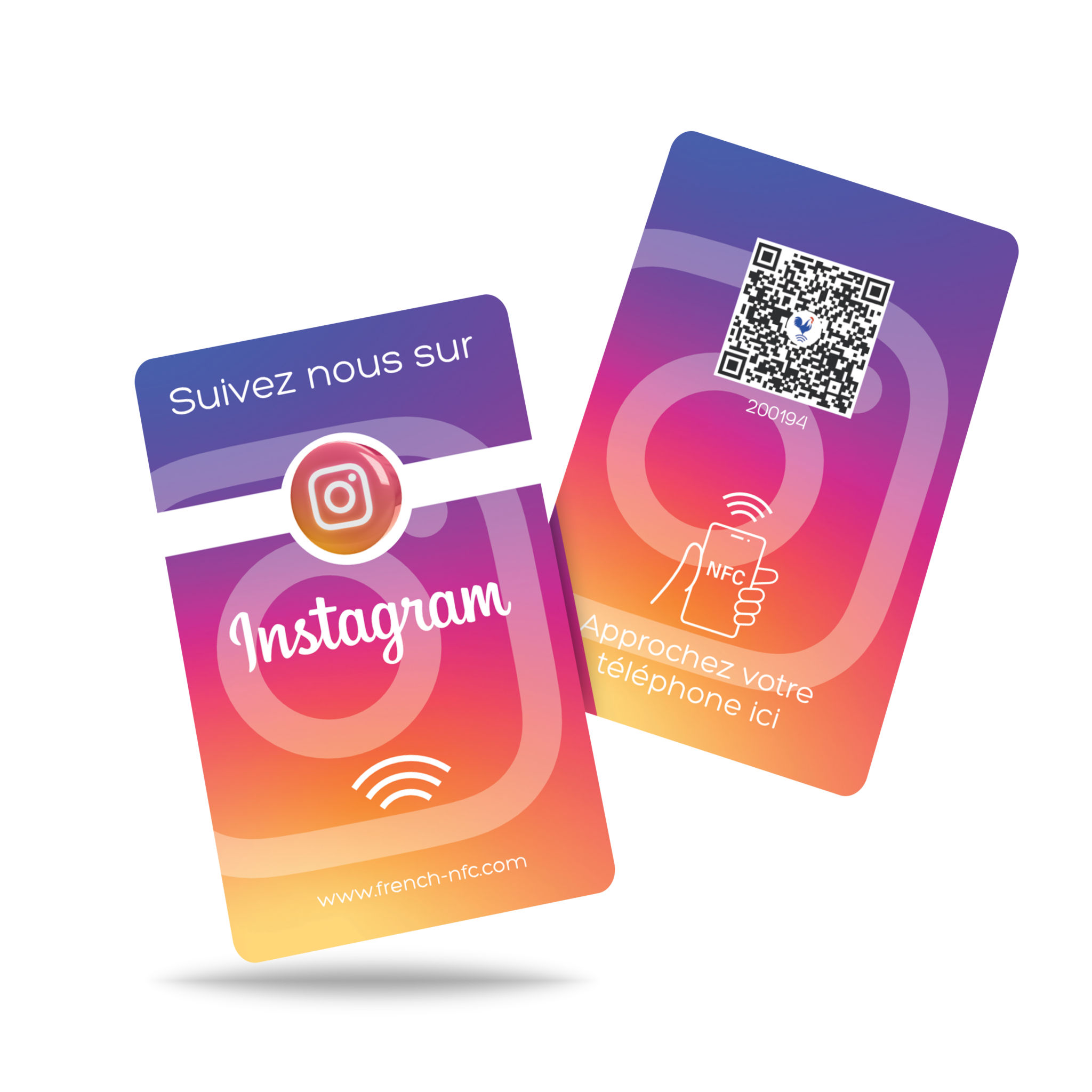 Carte Instagram NFC – FRENCH NFC – Vos Produits Connectés