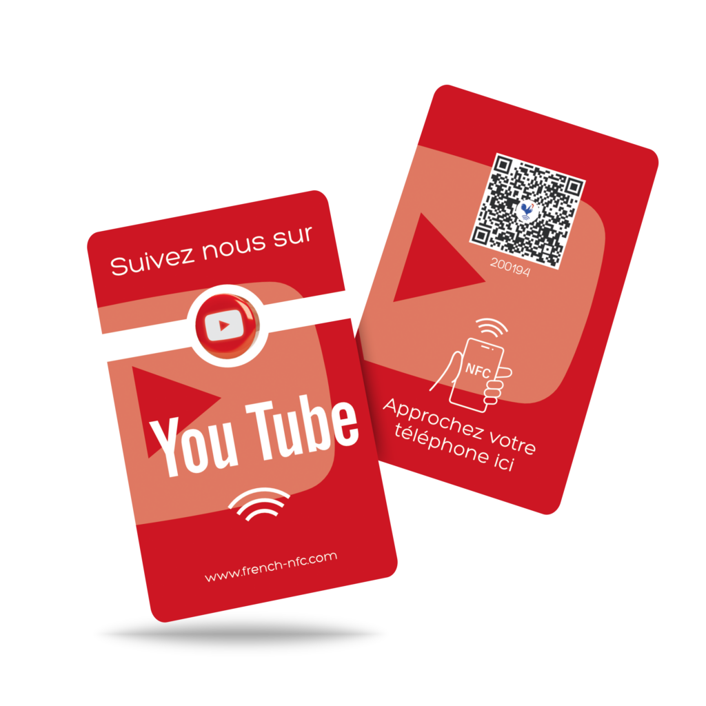 Carte Youtube NFC – FRENCH NFC – Vos Produits Connectés